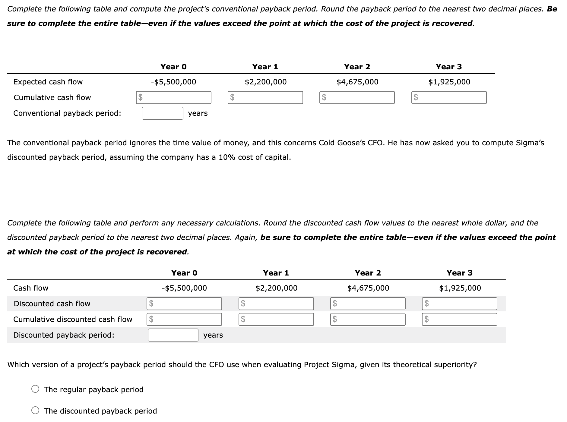 Solved Complete the following table and compute the | Chegg.com