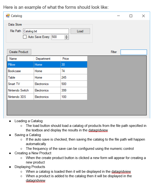 Solved In this assignment you will be managing a catalog of | Chegg.com