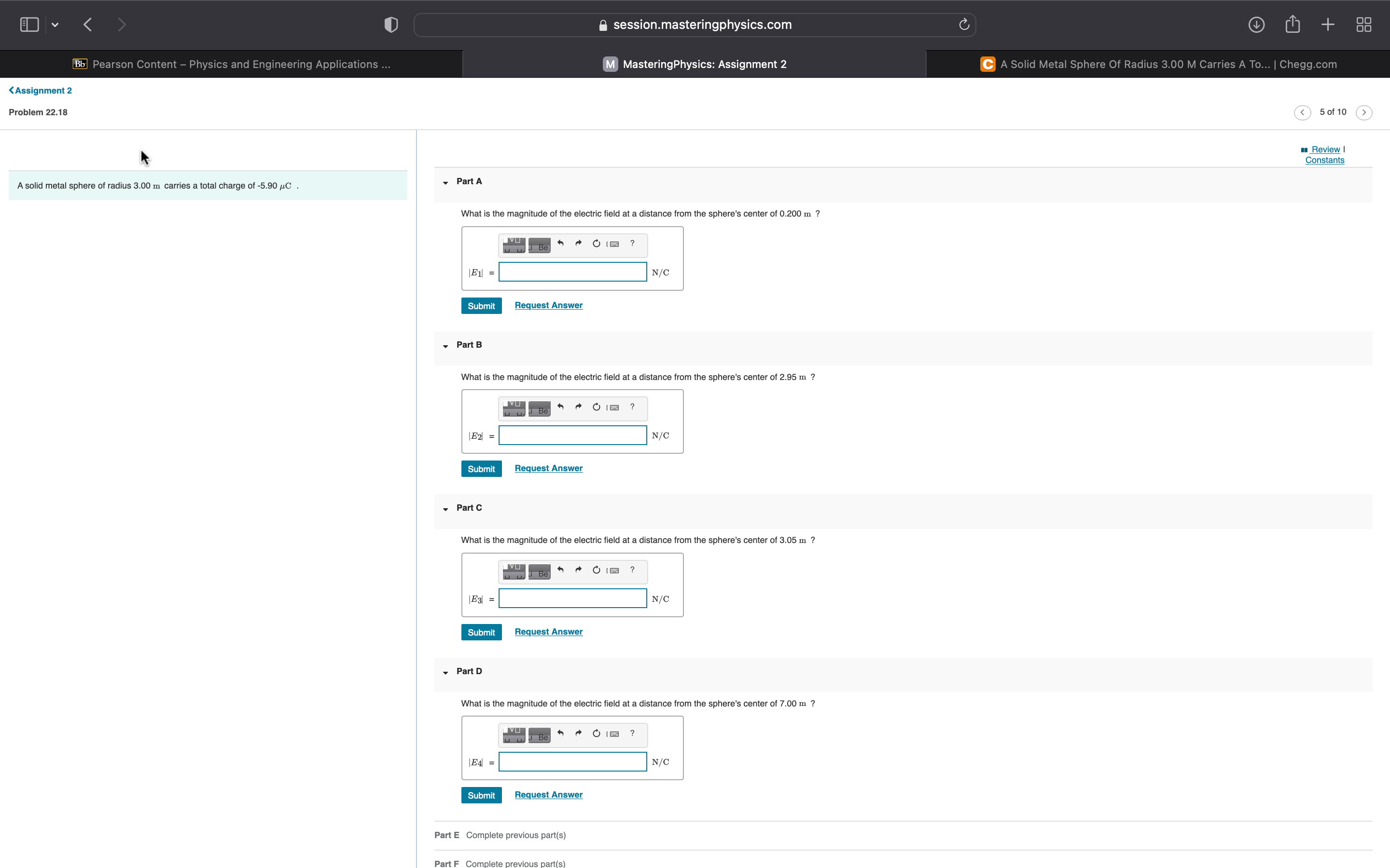 Solved session.masteringphysics.com + 48 Bb Pearson Content | Chegg.com
