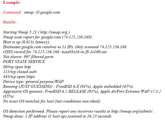 Solved Interpreting scan results 1. What software version | Chegg.com