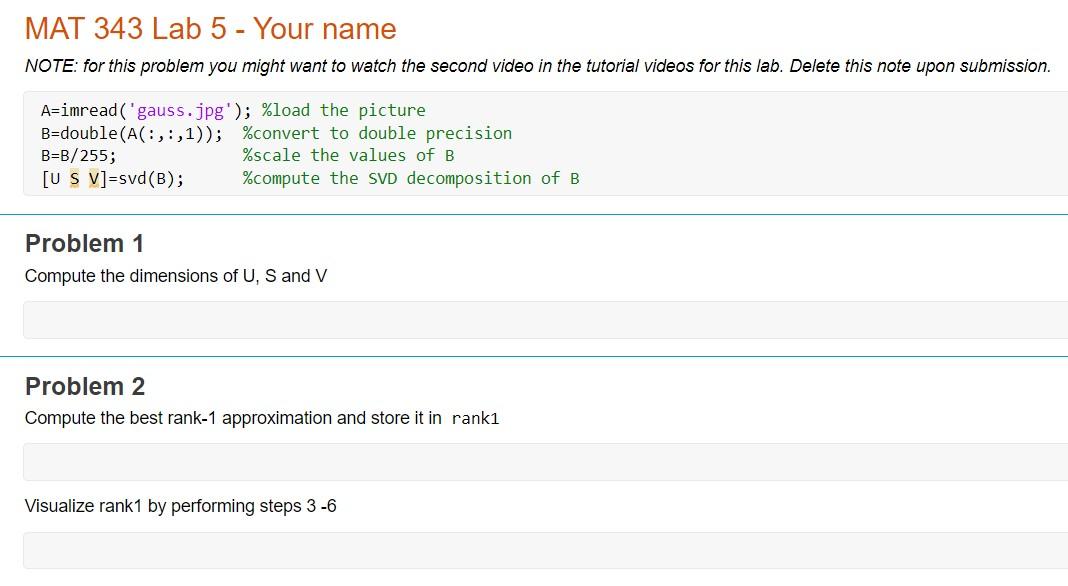 Solved Image Compression Exercises Instructions: The | Chegg.com