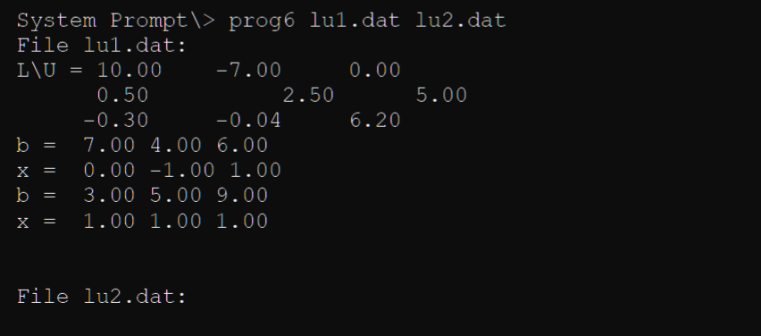 Solved Write a program, named lud. py, that solves linear | Chegg.com