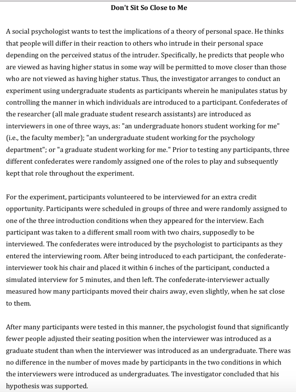 Solved 1 What Were The Dependent Variable S 2 How Was