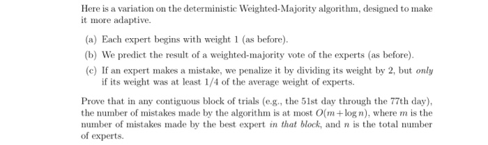Solved Here is a variation on the deterministic | Chegg.com