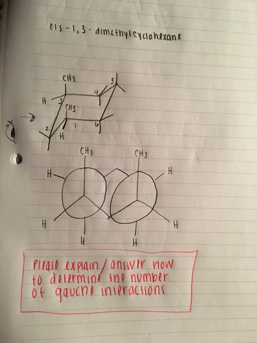 Solved Cis-1, 3-dimethylcyclohexane Please explain/answer | Chegg.com