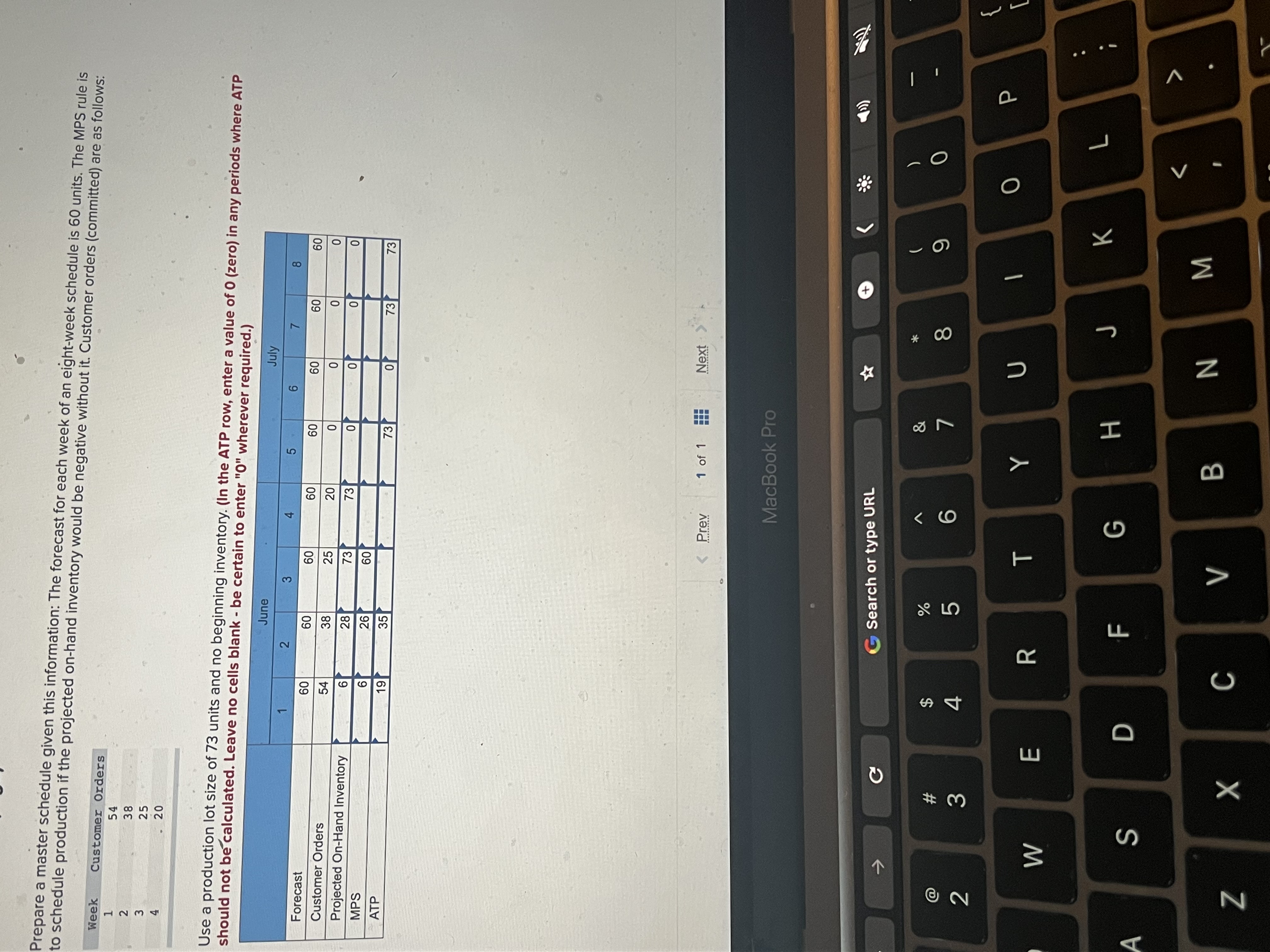Solved Problem 11-21 (Algo) Prepare a master schedule given | Chegg.com