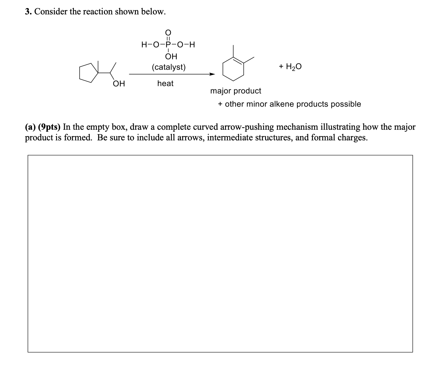Solved 3. Consider the reaction shown below. its possible | Chegg.com
