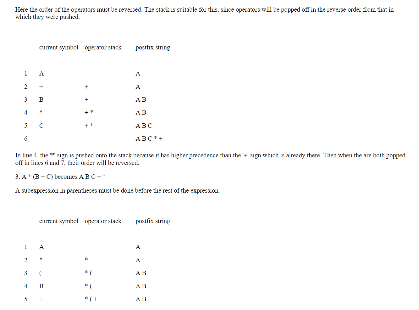 Solved Please implement a program in c++ to convert an infix | Chegg.com