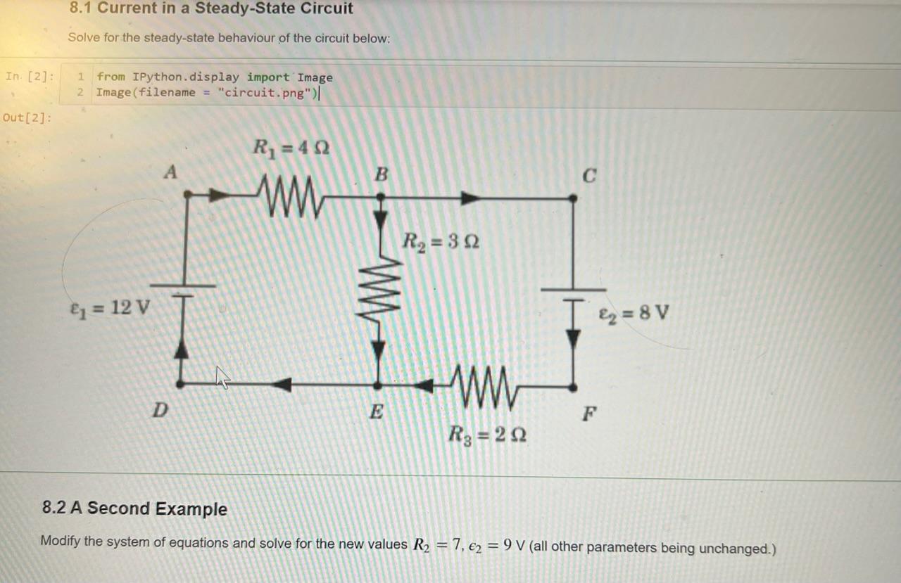 Solved 8.1 Current in a Steady-State Circuit Solve for the | Chegg.com Solved 8.1 Current in a Steady-State Circuit Solve for the | Chegg.com
