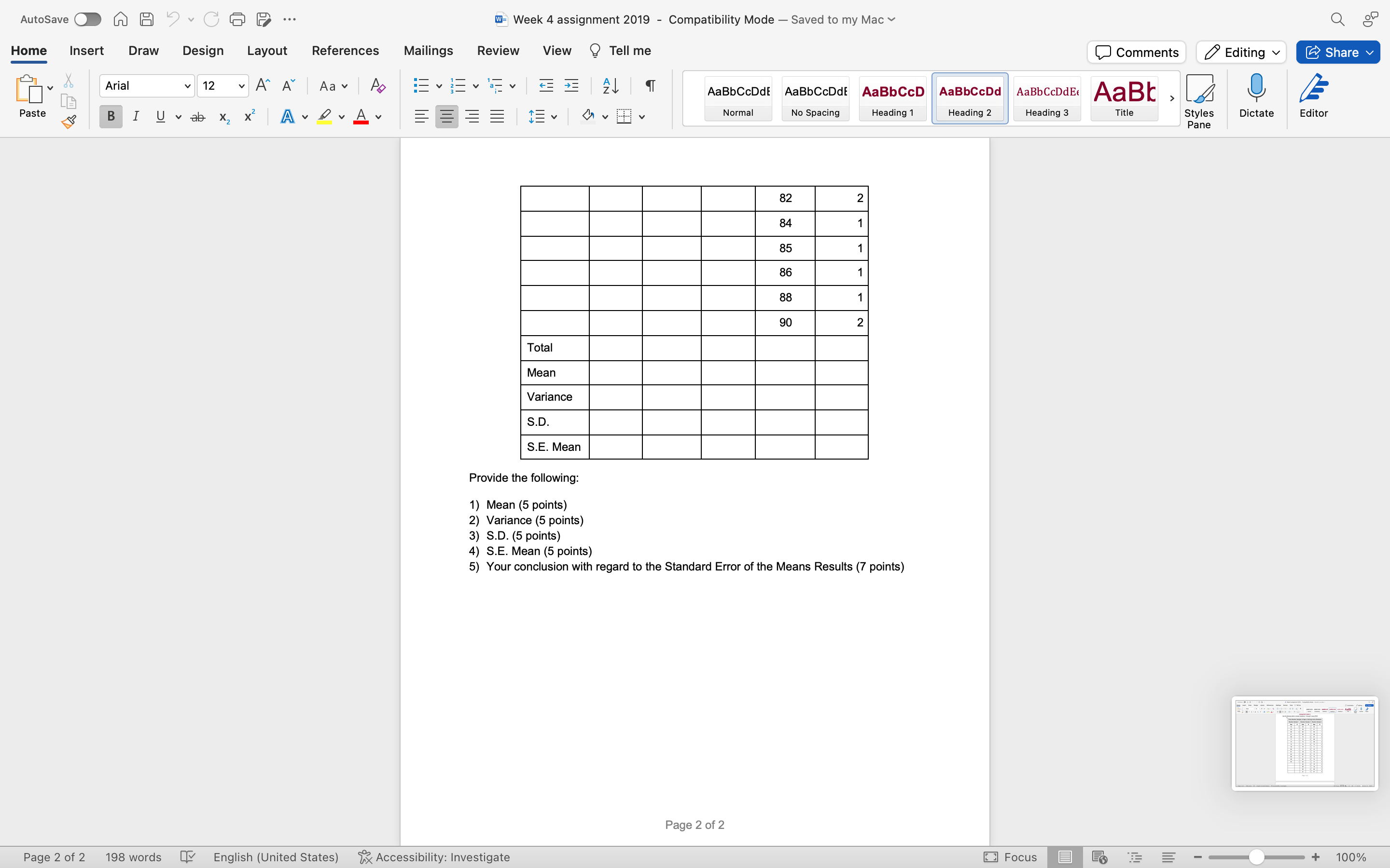 Solved Use the following table to answer Questions 1 through | Chegg.com