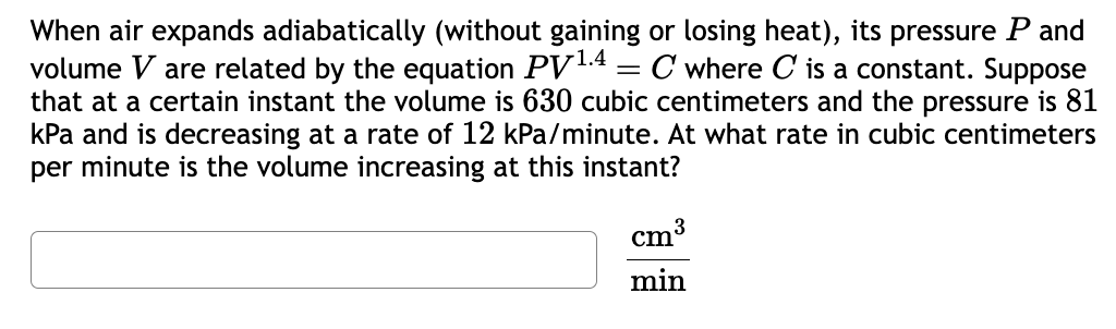 Solved When air expands adiabatically (without gaining or | Chegg.com