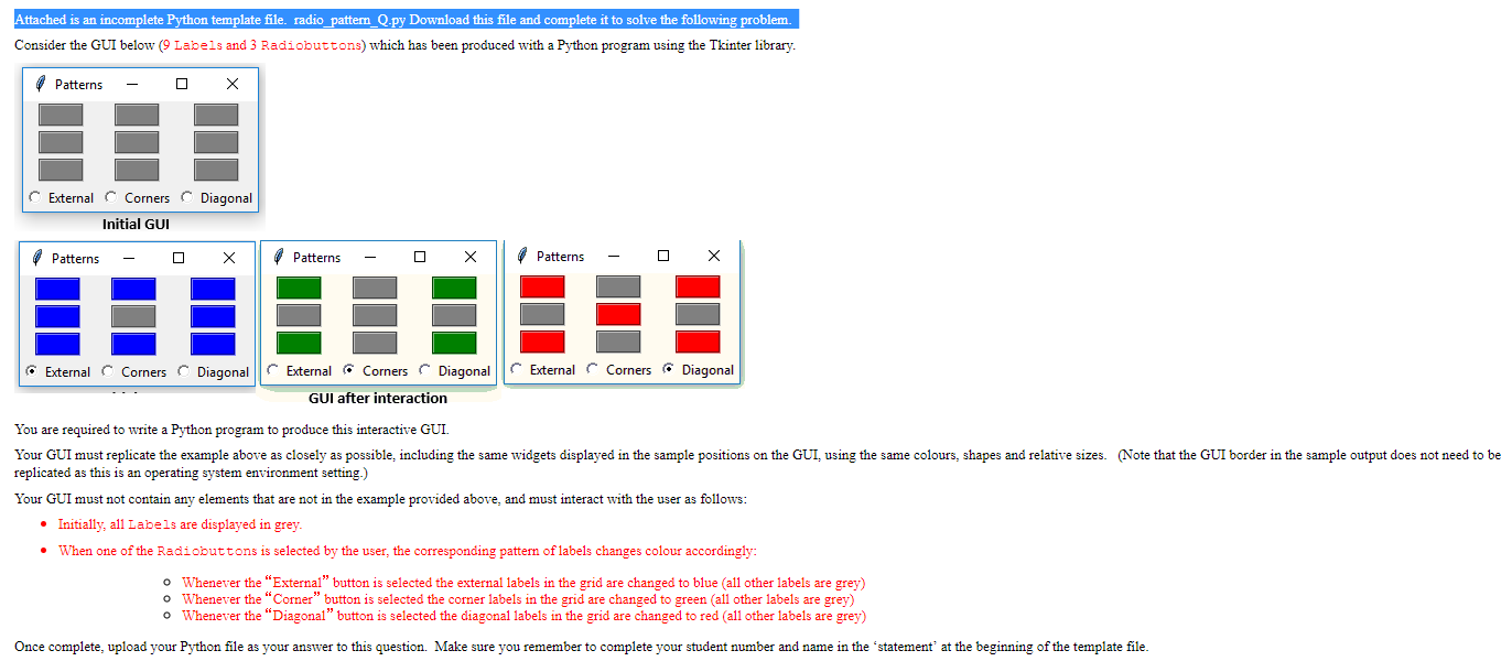 Solved Import Tkinter From Tkinter Import Create 