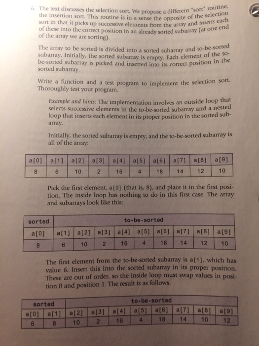Solved 4. Display 17.3 gives a template function for sorting | Chegg.com
