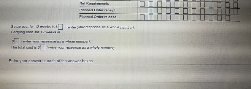 Solved Develop a EOQ solution and calculate total relevant | Chegg.com