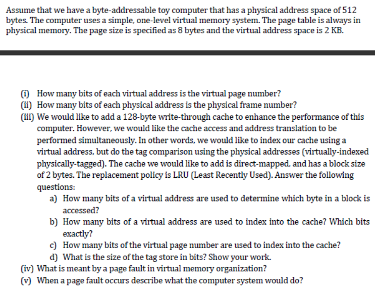 Solved Question 04 Assume that we have a byte-addressable | Chegg.com
