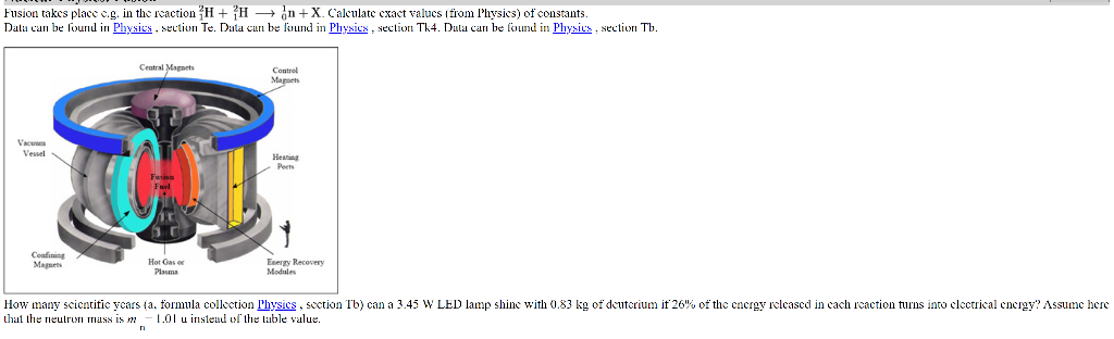 Solved Fusion takes place c.g. in the raction 12H+12H 01n+X. | Chegg.com