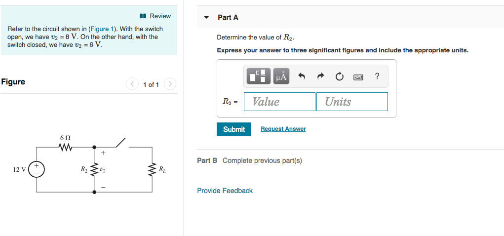 Solved Review PartA Refer to the circuit shown in (Figure | Chegg.com