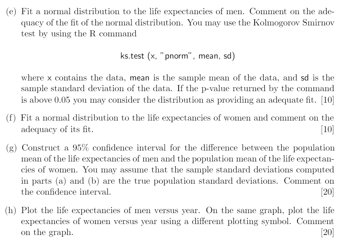 Solved Using this data, answer questions below Show code | Chegg.com