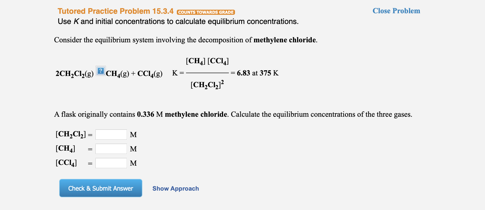 Solved Close Problem Tutored Practice Problem 15.3.4 COUNTS | Chegg.com