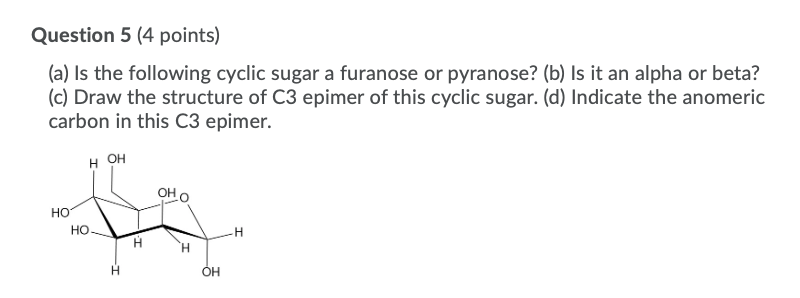 Solved Question 5 (4 points) (a) Is the following cyclic | Chegg.com