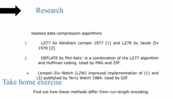 Solved lossless data compression algorithms LZ77 by Abraham | Chegg.com