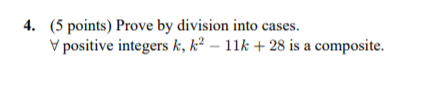 Solved 4. (5 points) Prove by division into cases. V | Chegg.com