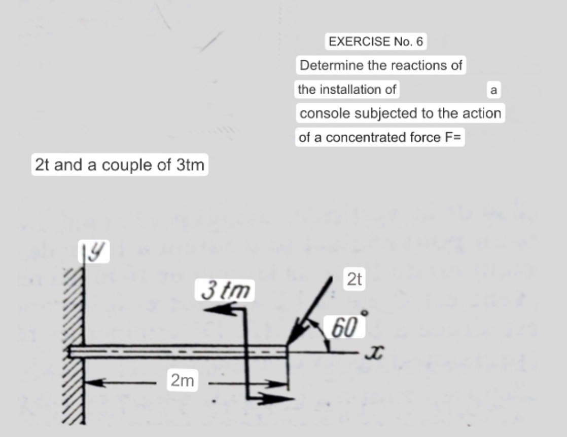 Solved EXERCISE No. 6Determine the reactions ofthe | Chegg.com