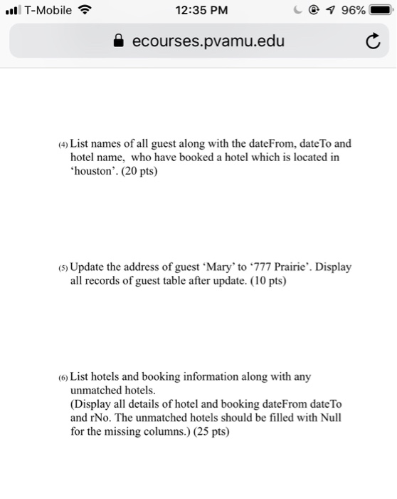 Solved T-Mobile 12:35 PM ecourses.pvamu.edu IL. Given | Chegg.com