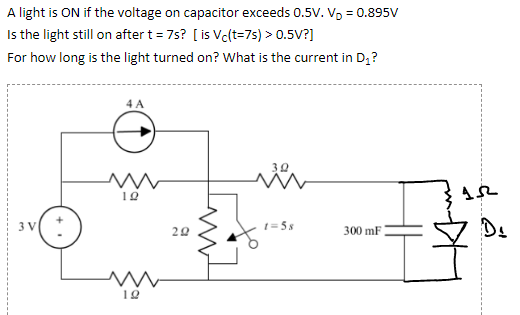 Solved code class="asciimath">A light is ON if the voltage | Chegg.com