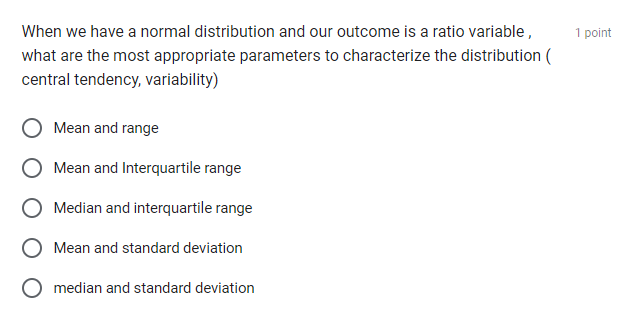 Solved When we have a normal distribution and our outcome is | Chegg.com