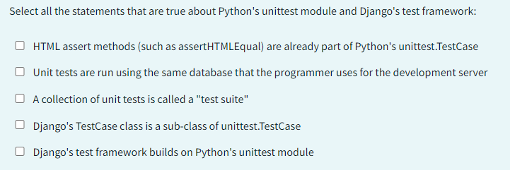 Solved Select all the statements that are true about | Chegg.com