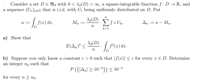 Consider a set De Bd with 0