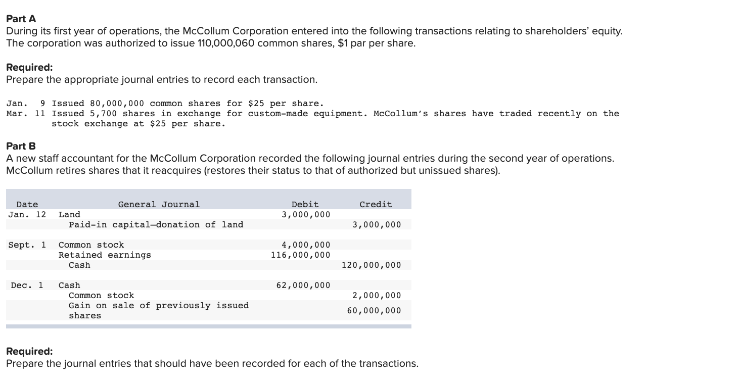 Solved Part A During its first year of operations, the | Chegg.com