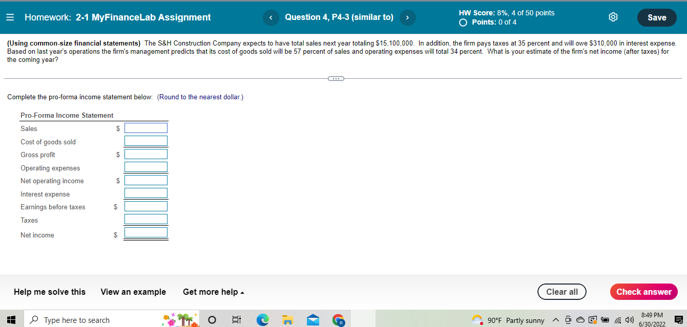 Solved Homework: 2-1 MyFinanceLab Assignment (Using | Chegg.com