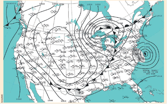 Solved (0) 1.what is the pressure interval (in millibars) | Chegg.com
