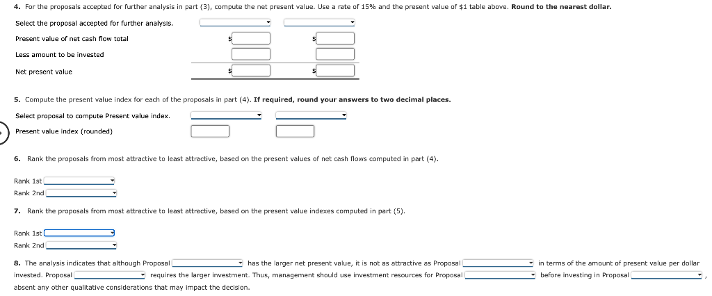 Solved Capital rationing decision for a service company | Chegg.com