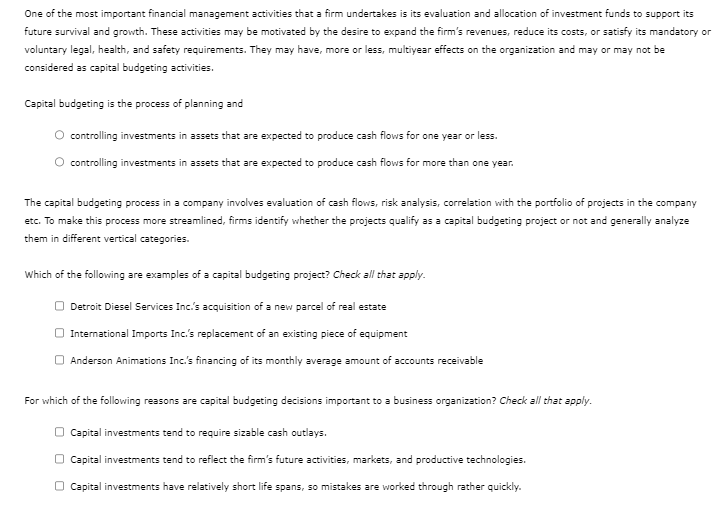 Solved Please check multiple correct answer for question | Chegg.com