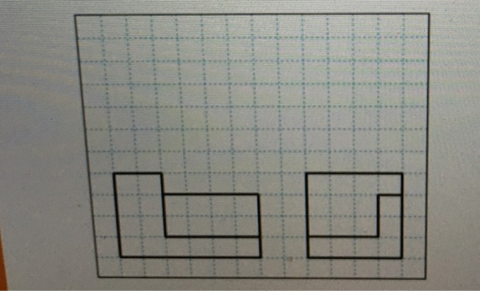 Solved Sketch the orthogonal projection with the missing | Chegg.com