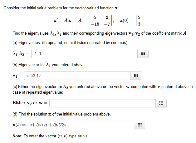 Solved Consider the initial value problem for the | Chegg.com