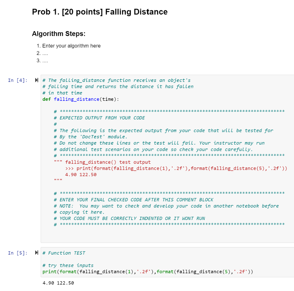 Solved Algorithm Steps: 1. Enter your algorithm here 2. ... | Chegg.com