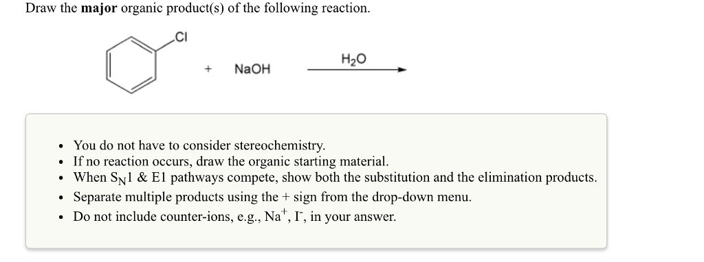 Solved Draw the major organic product(s) of the following | Chegg.com