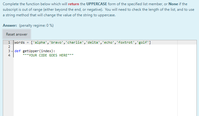 Solved Complete the function below which will return the | Chegg.com