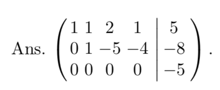 Solved 18. Reduce the augmented matrix of the following | Chegg.com