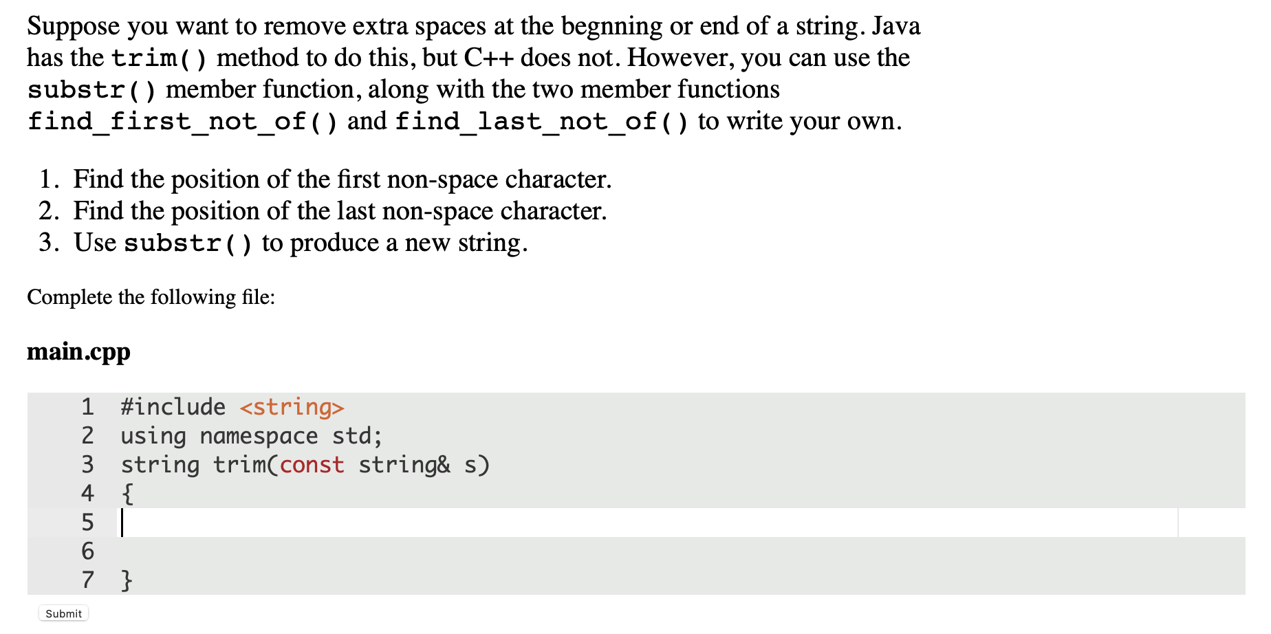 Solved Suppose You Want To Remove Extra Spaces At The Chegg