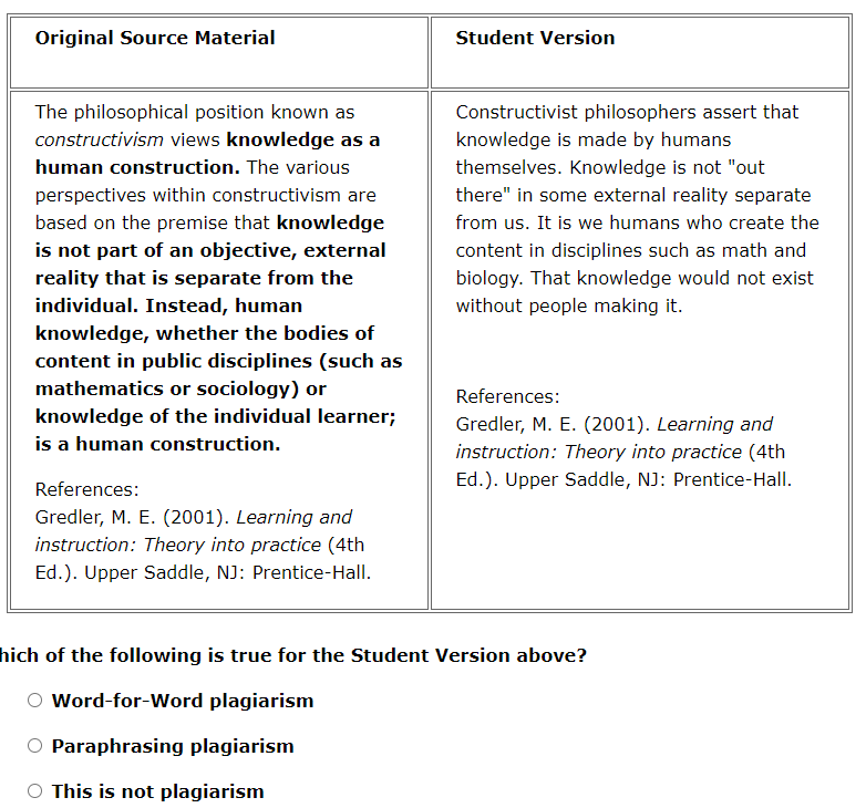 Solved Original Source Material Student Version The | Chegg.com