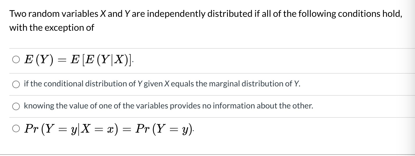 Solved Two Random Variables X And Y Are Independently 