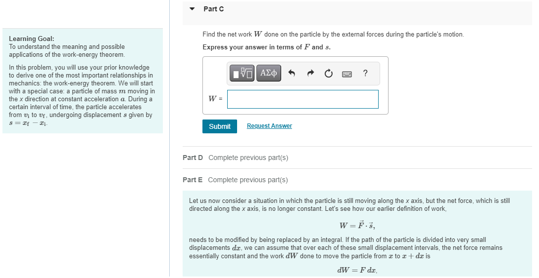 Solved Learning Goal: To understand the meaning and possible | Chegg.com