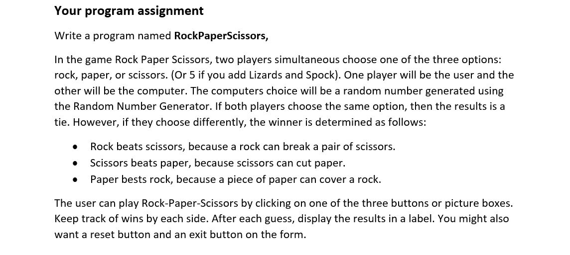 Solved Your program assignment Write a program named | Chegg.com