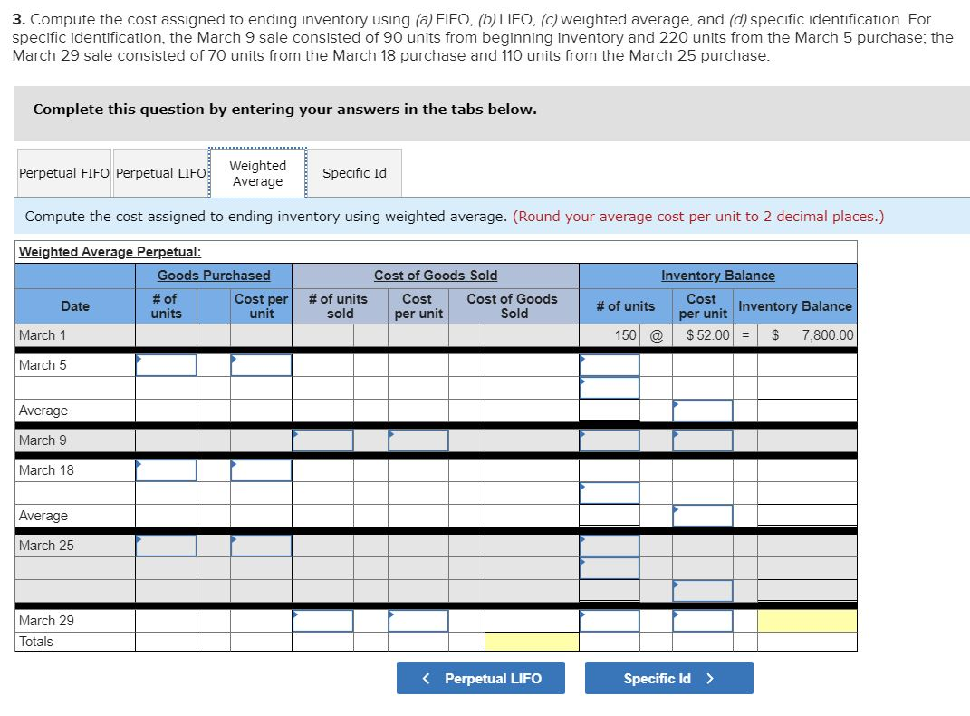 How Do You Reclculate Inventory Using Fifo