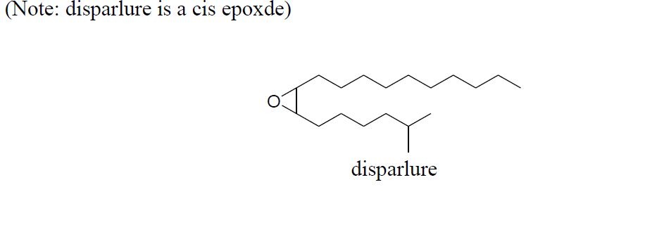 Solved How would you synthesize disparlure starting from an | Chegg.com